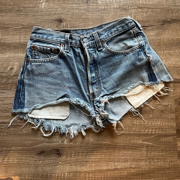 Levi's | Shorts | Vintage Levis Jean Denim Shorts Cut Offs Size 28 ...
